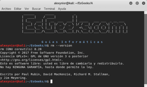 Usos del comando rm en Linux (con ejemplos) » EsGeeks