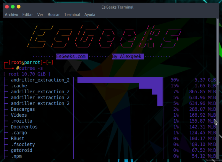 Cómo verificar espacio de disco en Linux desde terminal » EsGeeks