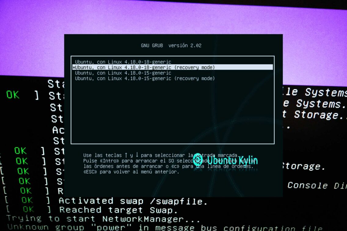 Cómo usar el Modo Recovery en Ubuntu » EsGeeks