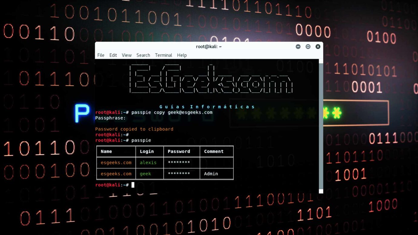 Passpie Gestor De Contraseña Desde Línea De Comando Esgeeks 9726