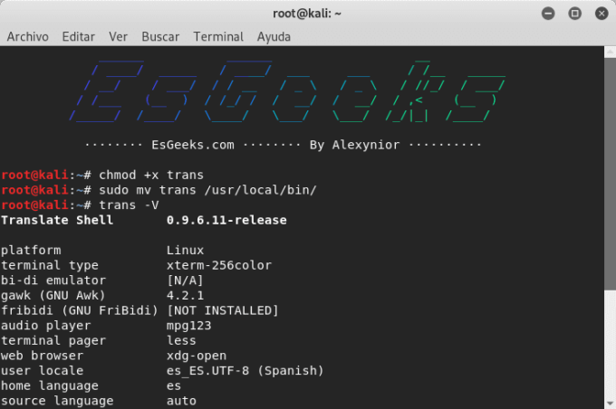 Translate Shell: Google Translate en terminal Linux » EsGeeks