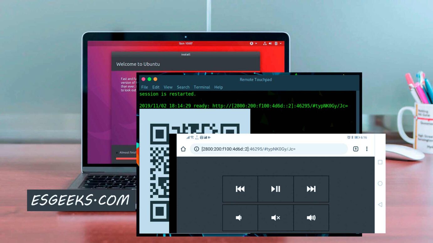 Cómo usar tu smartphone como touchpad para Linux » EsGeeks