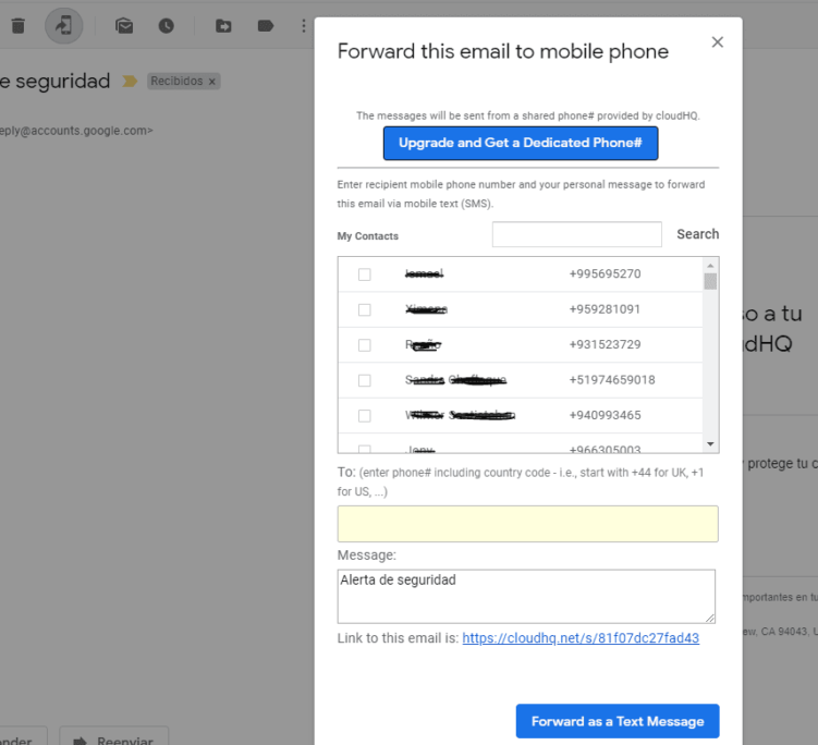 Truco: Enviar correos electrónicos a cualquier número móvil » EsGeeks