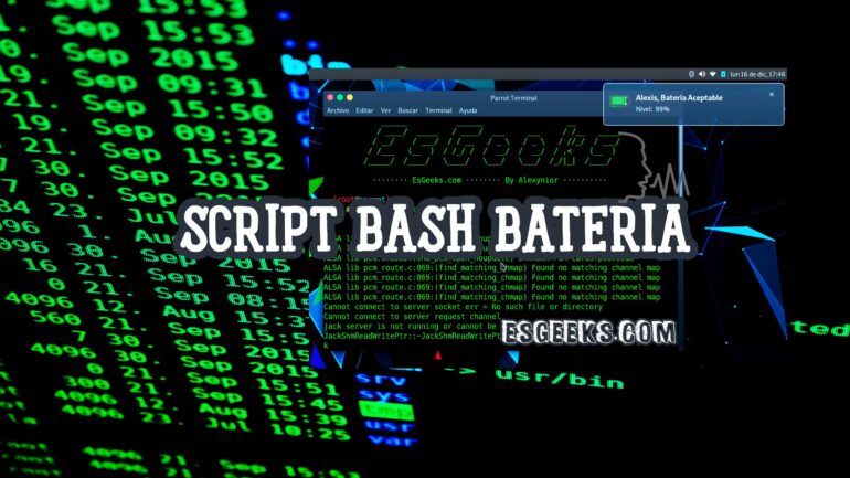 Script Bash para obtener alerta de batería baja en Linux » EsGeeks