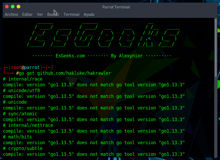 Hakrawler: Un rastreador web CLI rápido para hackers » EsGeeks