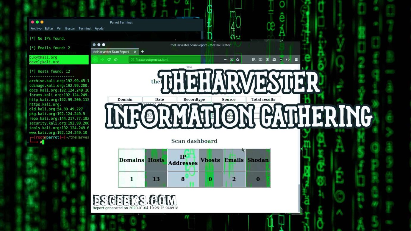 TheHarvester: Suite OSINT Para Extraer Información » EsGeeks