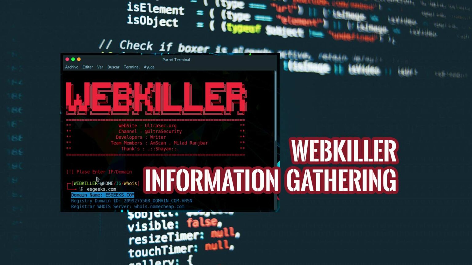 Webkiller v2.0: Herramienta de Information Gathering » EsGeeks