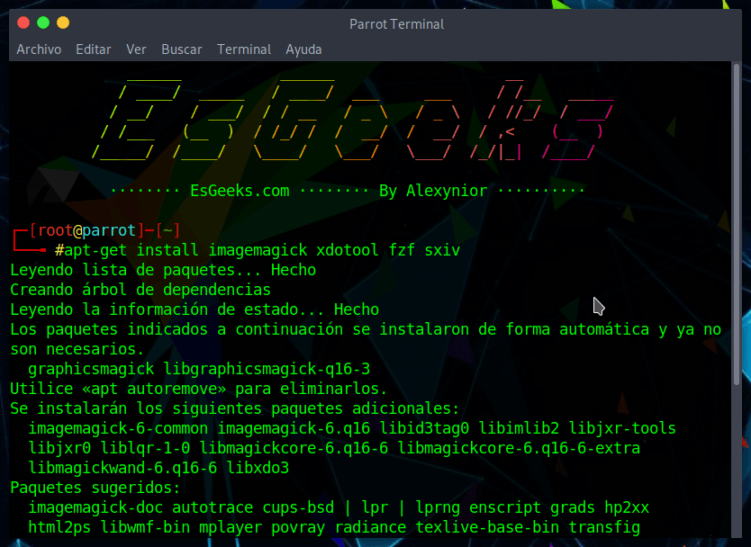 Ver Vista Previa de Fuentes en la Terminal Linux » EsGeeks