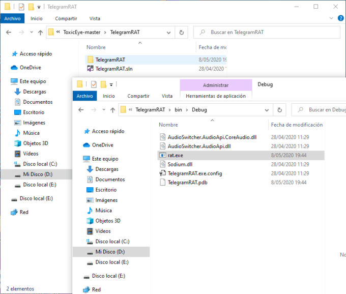 ToxicEye: RAT en Windows con Telegram Bot » EsGeeks
