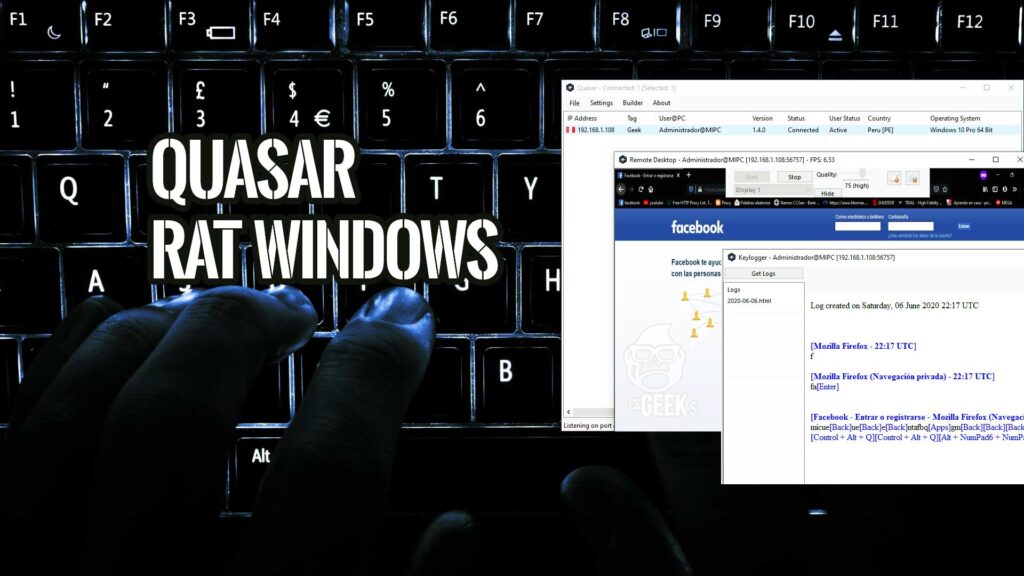 QUASAR: Remote Administration Tool (RAT) para Windows » EsGeeks