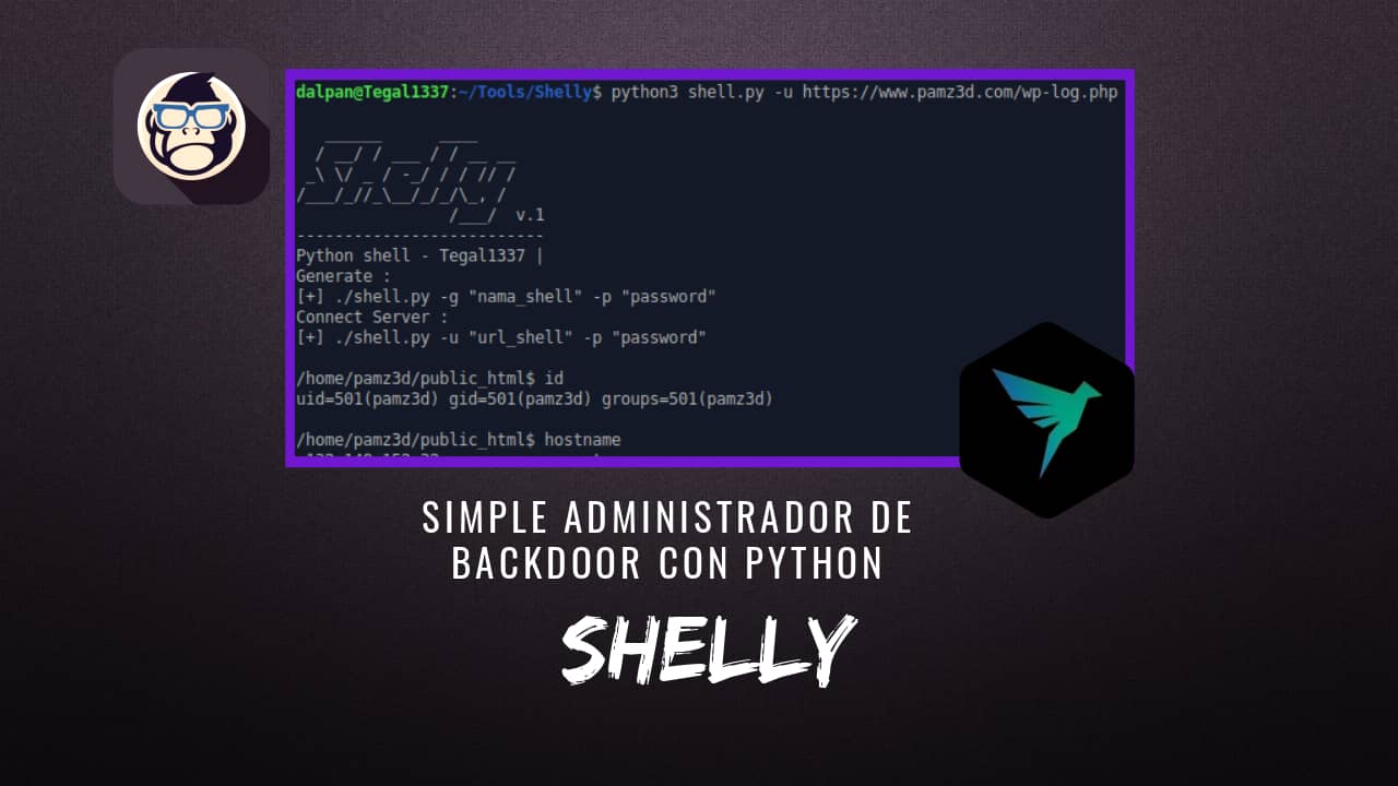 Shelly: Simple Administrador de Backdoor con Python » EsGeeks