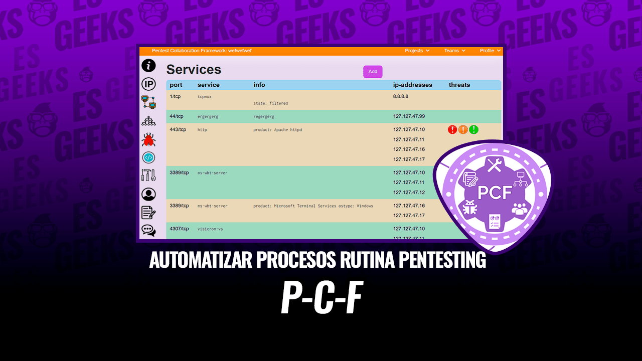 PCF: Automatizar Procesos de Rutina para Pentesting » EsGeeks