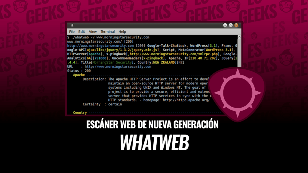 WhatWeb: Escáner Web de Nueva Generación » EsGeeks