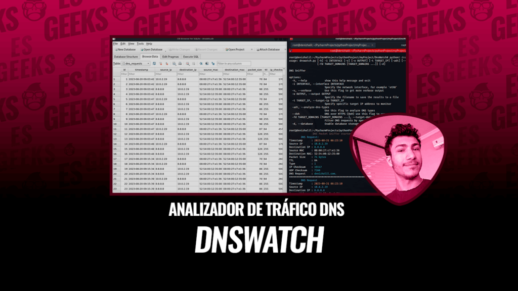 DNSWatch: Analizador y Sniffer de Tráfico DNS » EsGeeks