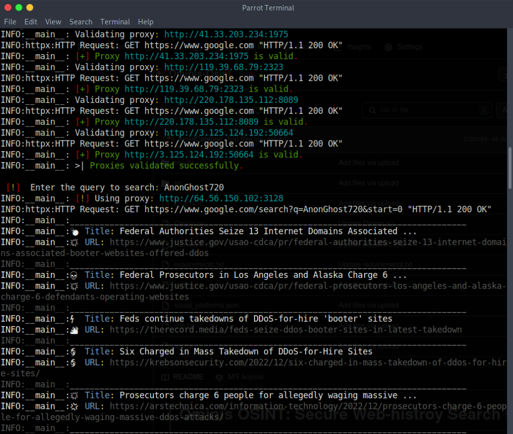 Ominis OSINT: Búsqueda Segura en la Web » EsGeeks