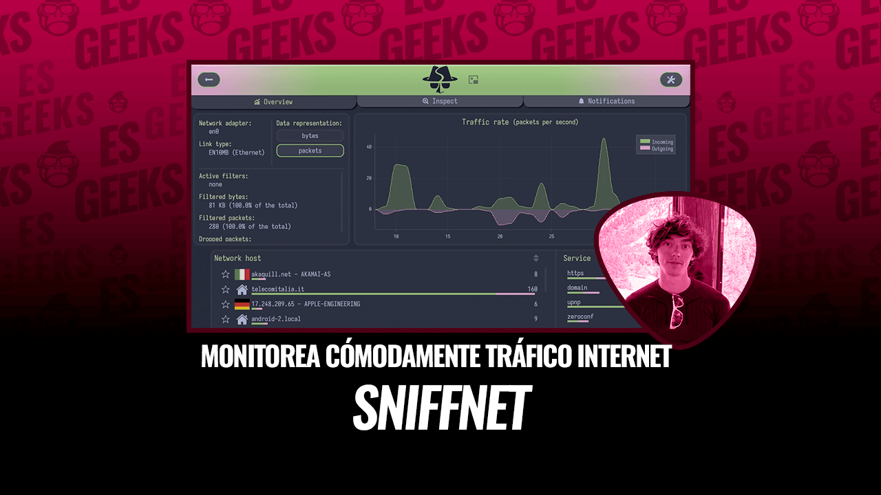 Sniffnet: Monitorea Cómodamente tu Tráfico de Internet » EsGeeks